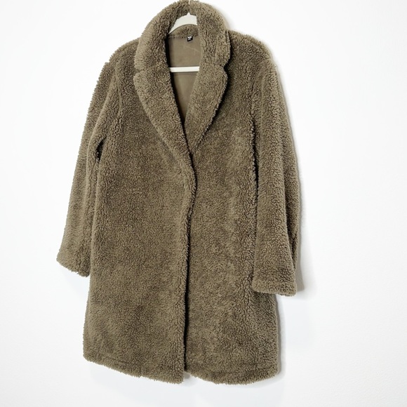 Uniqlo | Jackets & Coats | Uniqlo Teddy Bear Coat | Poshmark
